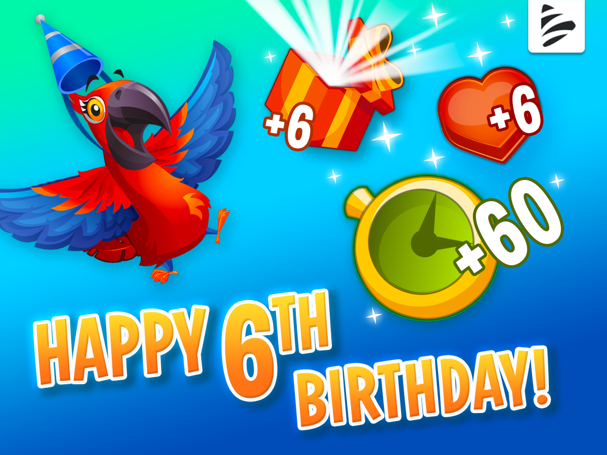 Happy Birthday Mahjong Trails! - MegaZebra